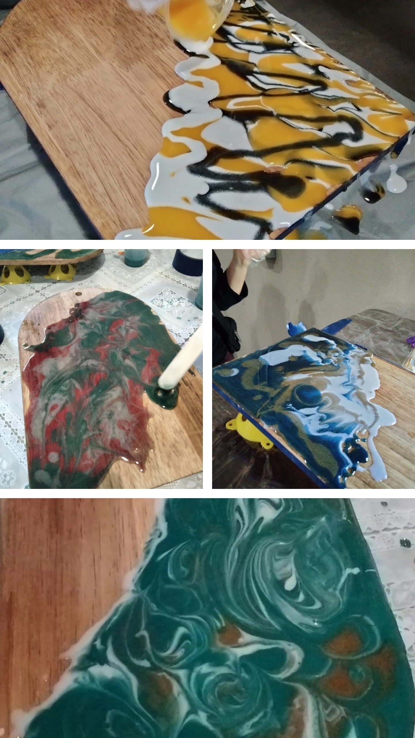 Resin Pour Wood Board *members and non members*